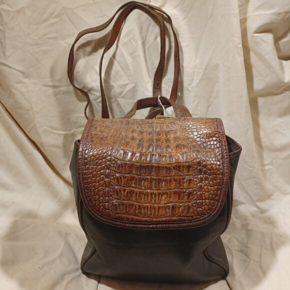 Brahmin | Bags | Vintage Brahmin Backpack | Poshmark